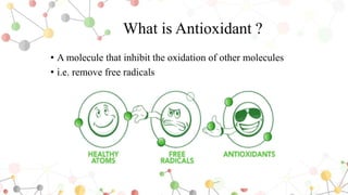 Antioxidants | PPTX