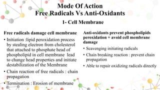 Antioxidants | PPTX
