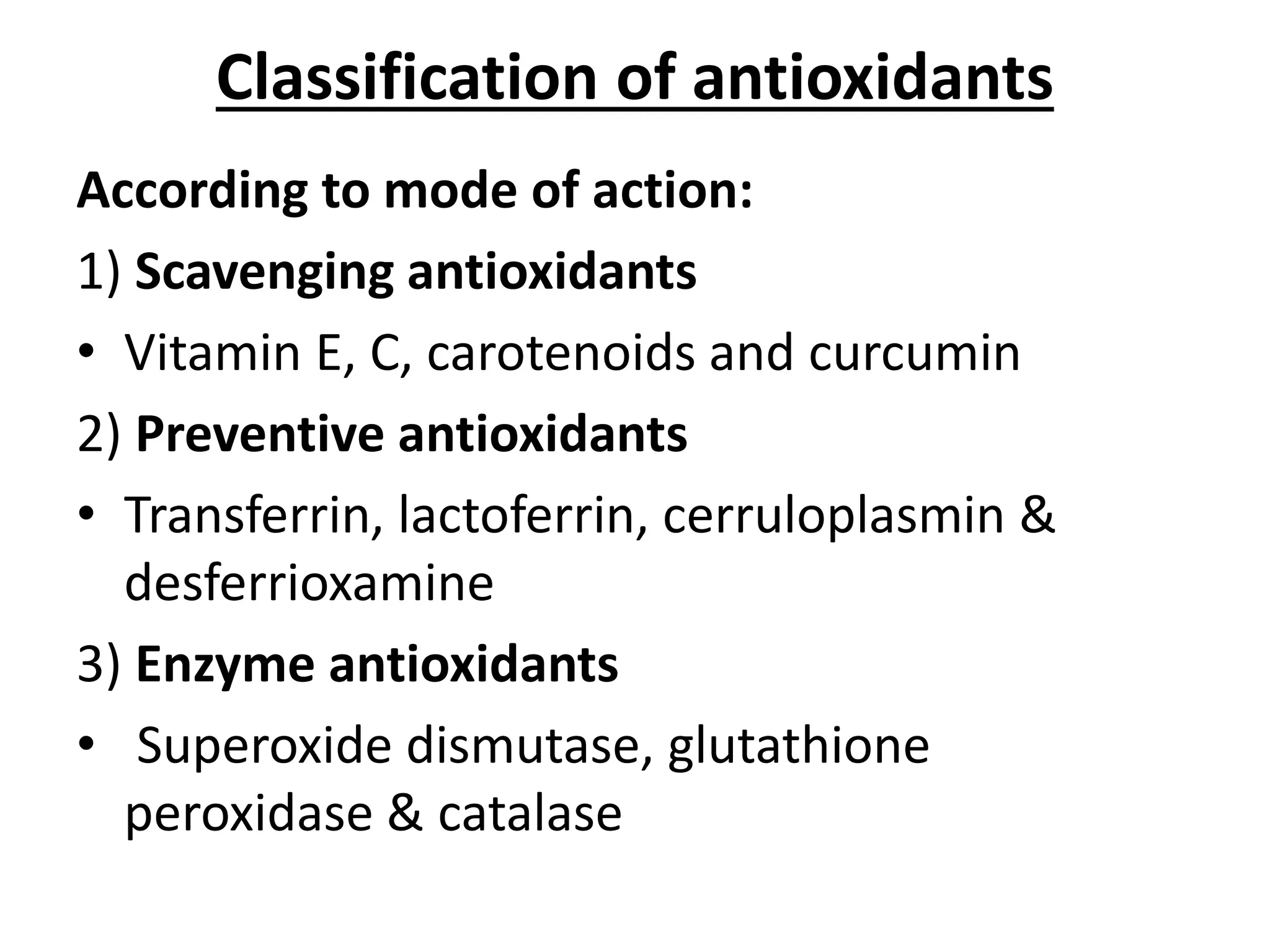 Antioxidants | PPTX