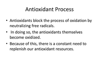 Antioxidants | PPTX