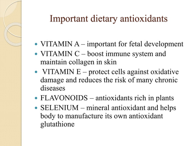 Antioxidants | PPT