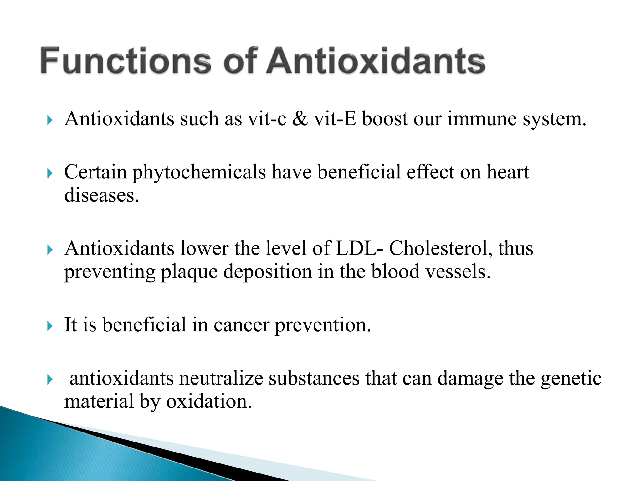 Antioxidants.pptx antioxidants in humans | PPT