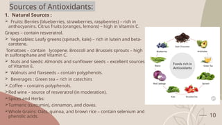 ANTIOXIDANTS AND THEIR HEALTH IMPACTS..pptx