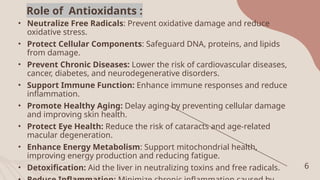 ANTIOXIDANTS AND THEIR HEALTH IMPACTS..pptx