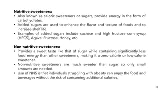 Antioxidants, sweeteners and flavours | PPT