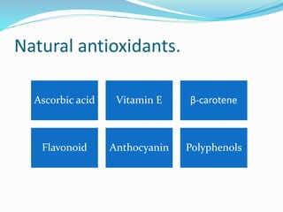 Antioxidants in Food | PPTX