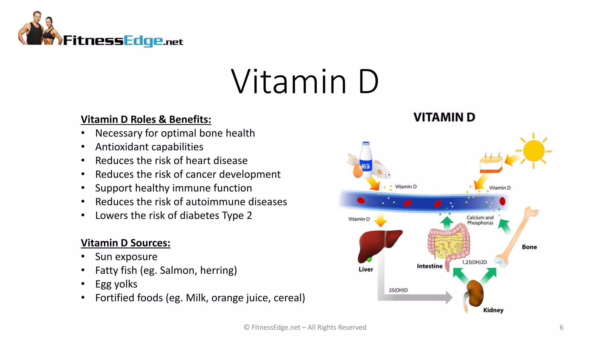 Antioxidant Vitamin Food Sources PowerPoint | PPT