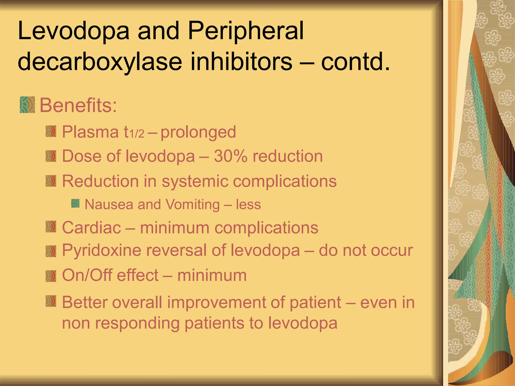antiparkinson drug-Dopamine precursors,levodopa,cabidopa,bromocriptyne ...