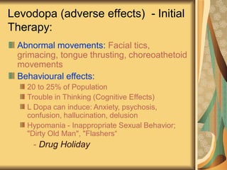 antiparkinson drug-Dopamine precursors,levodopa,cabidopa,bromocriptyne ...