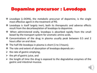 Anti parkinsonian drug ppt | PPTX