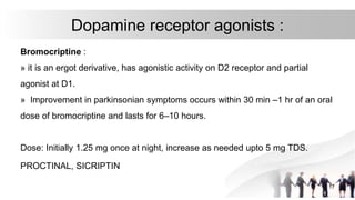 Anti parkinsonian drugs | PPT