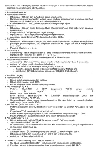 antipartikel dan antimateri yang berhasil dibuat akselerator.pdf