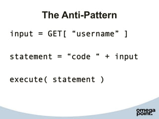 The Anti pattern | PPT