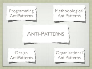 Anti Patterns | KEY