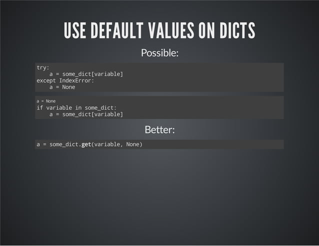 Python Anti Patterns Tips Tricks Ppt 2236
