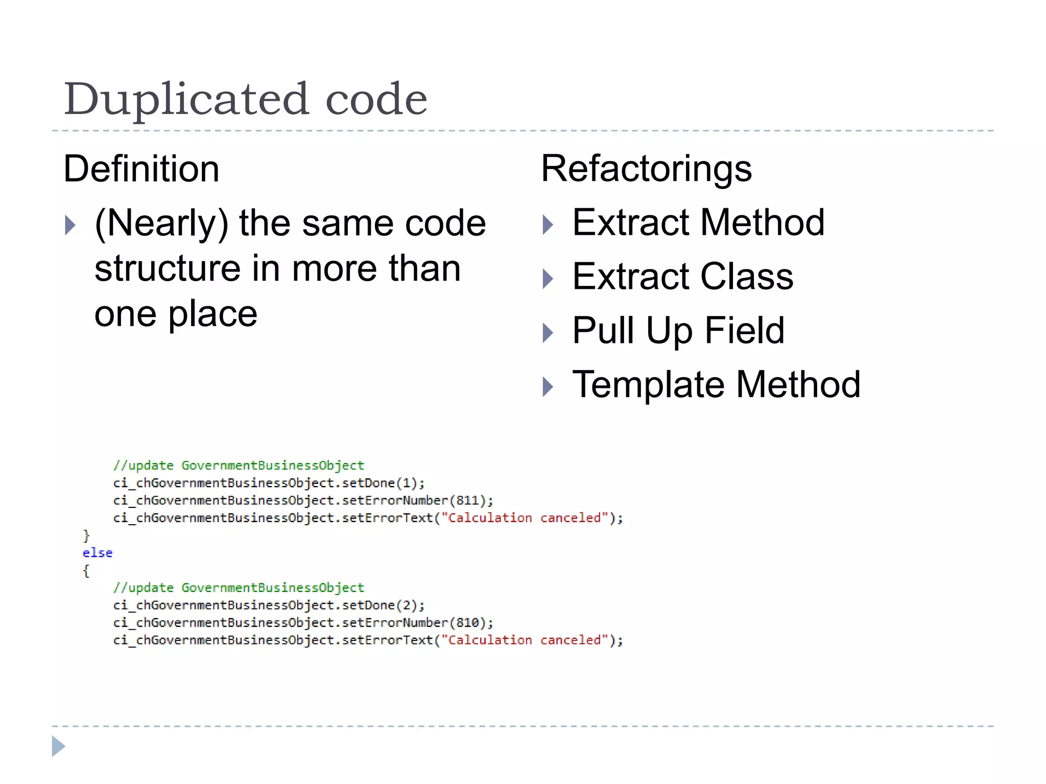 Introduction to AntiPatterns & CodeSmells | PPTX