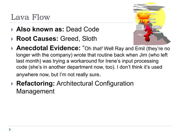 Introduction to AntiPatterns & CodeSmells | PPTX