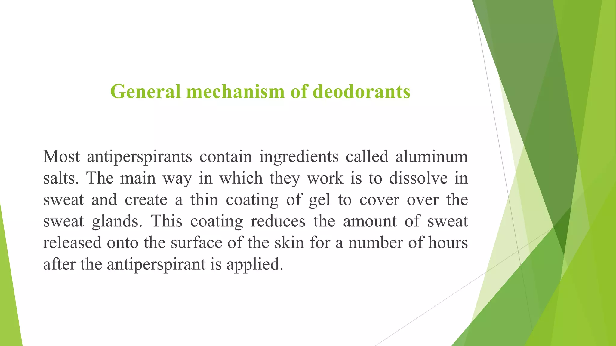 Antiperspirant &Deodorant | PPTX