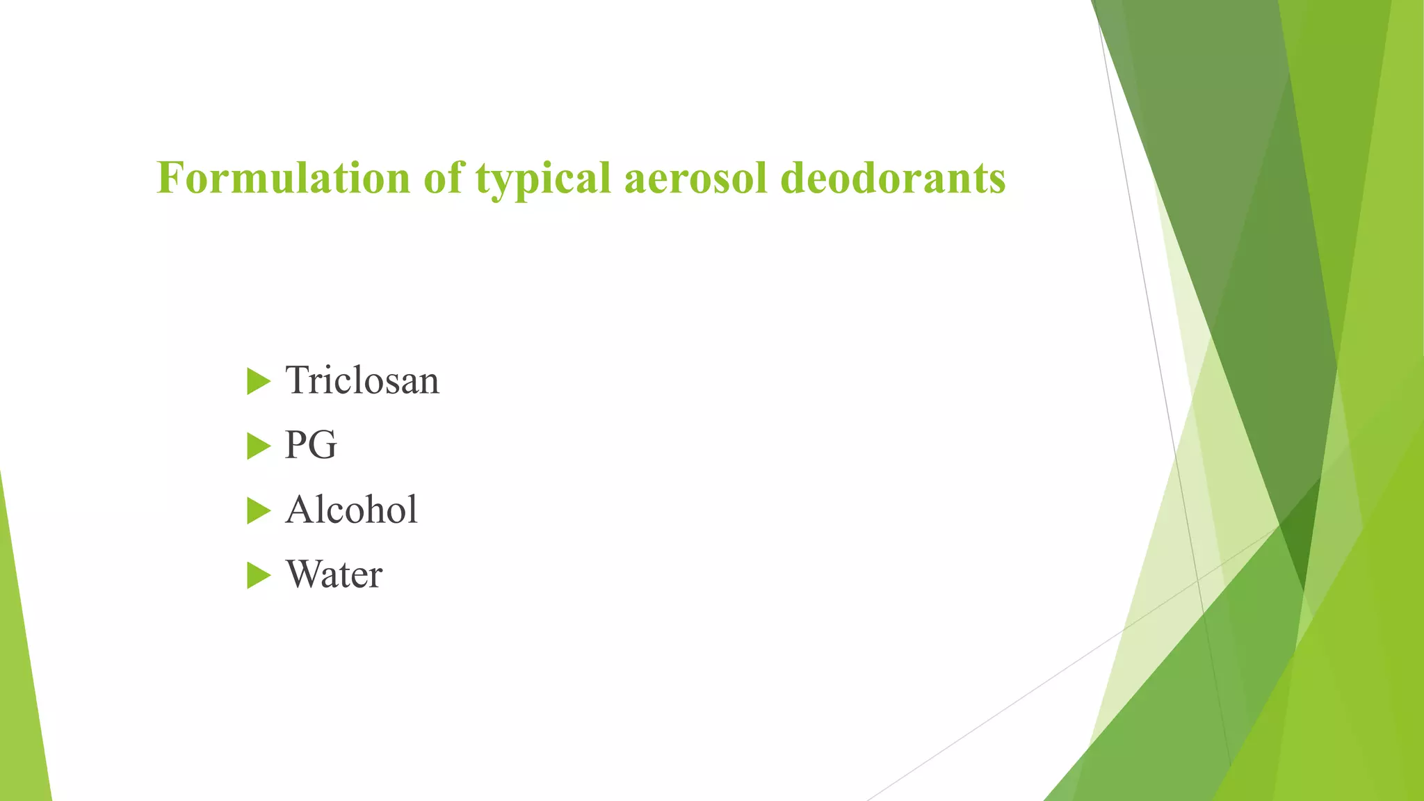 Antiperspirant &Deodorant | PPTX