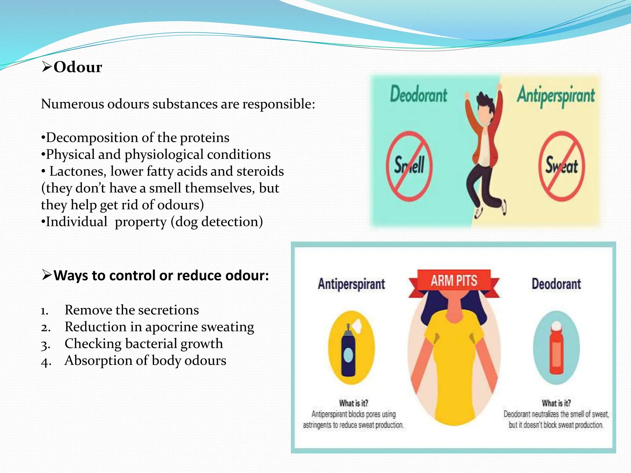 ANTIPERSPIRANTS AND DEODORANTS : MECHANISM OF ACTION | PPTX