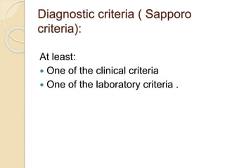 Antiphospholipid | PPTX