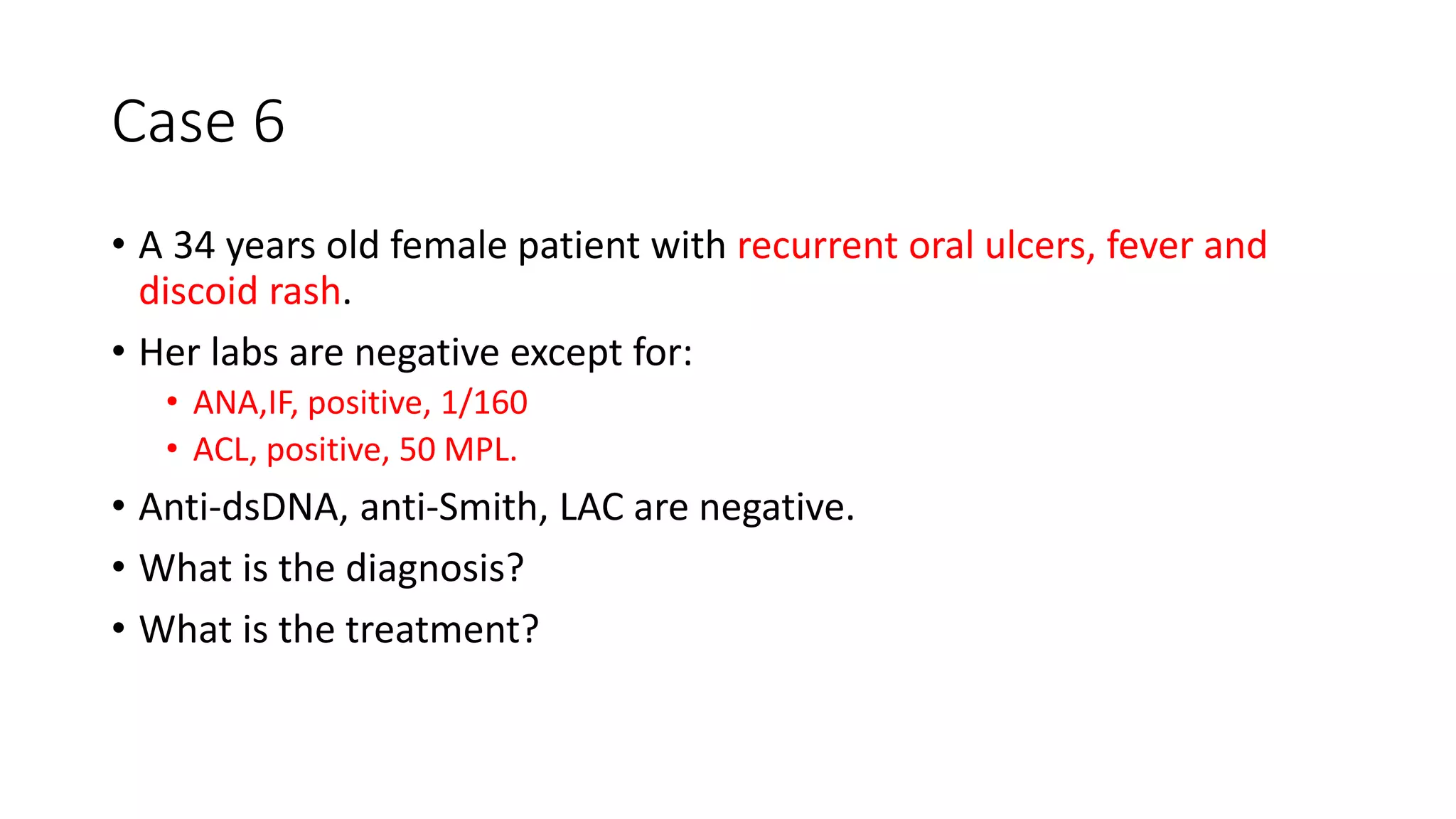 Antiphospholipid syndrome EULAR guidelines case based approach Ahmed ...