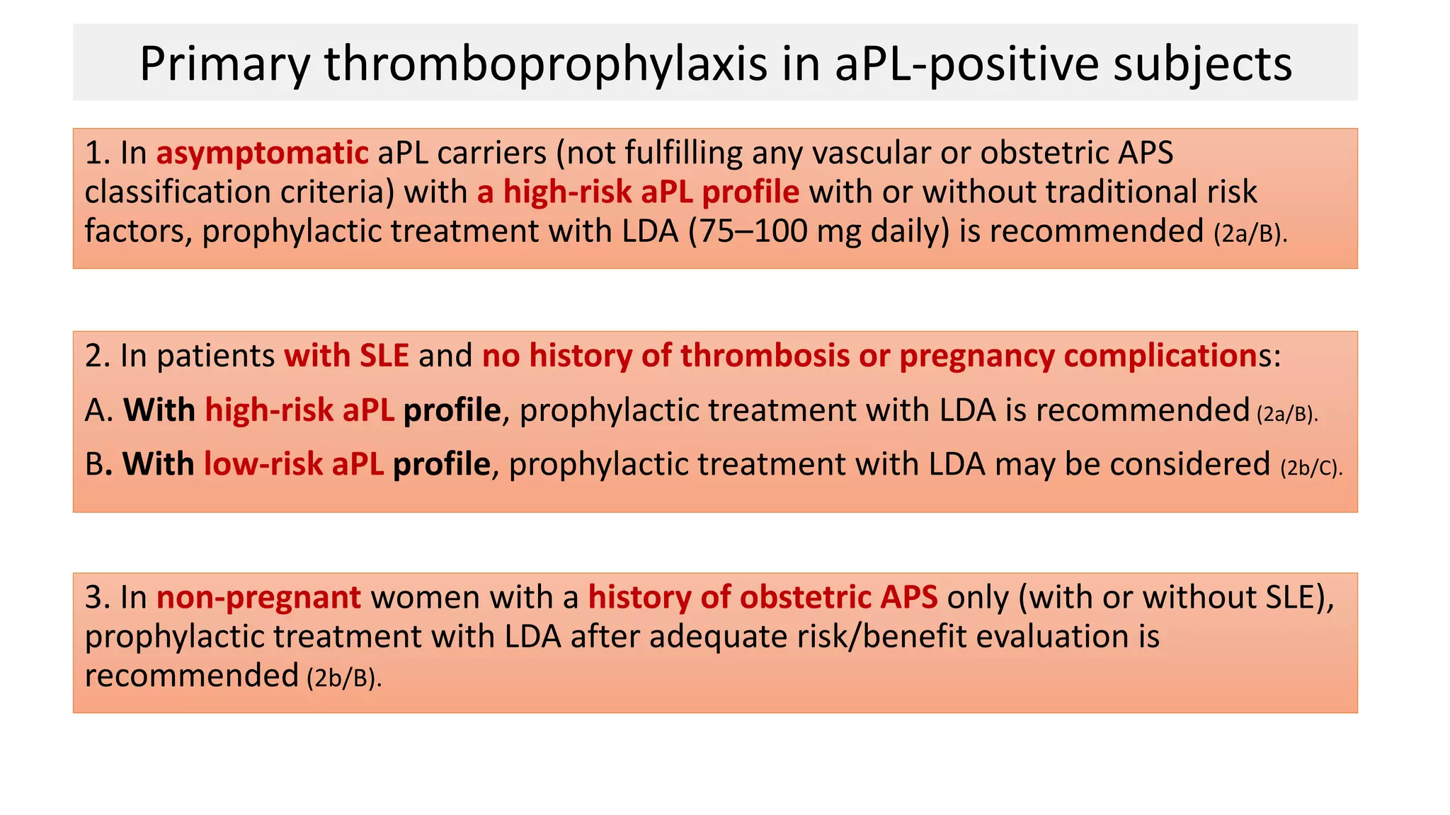 Antiphospholipid syndrome EULAR guidelines case based approach Ahmed ...