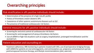 Antiphospholipid syndrome EULAR guidelines case based approach Ahmed ...