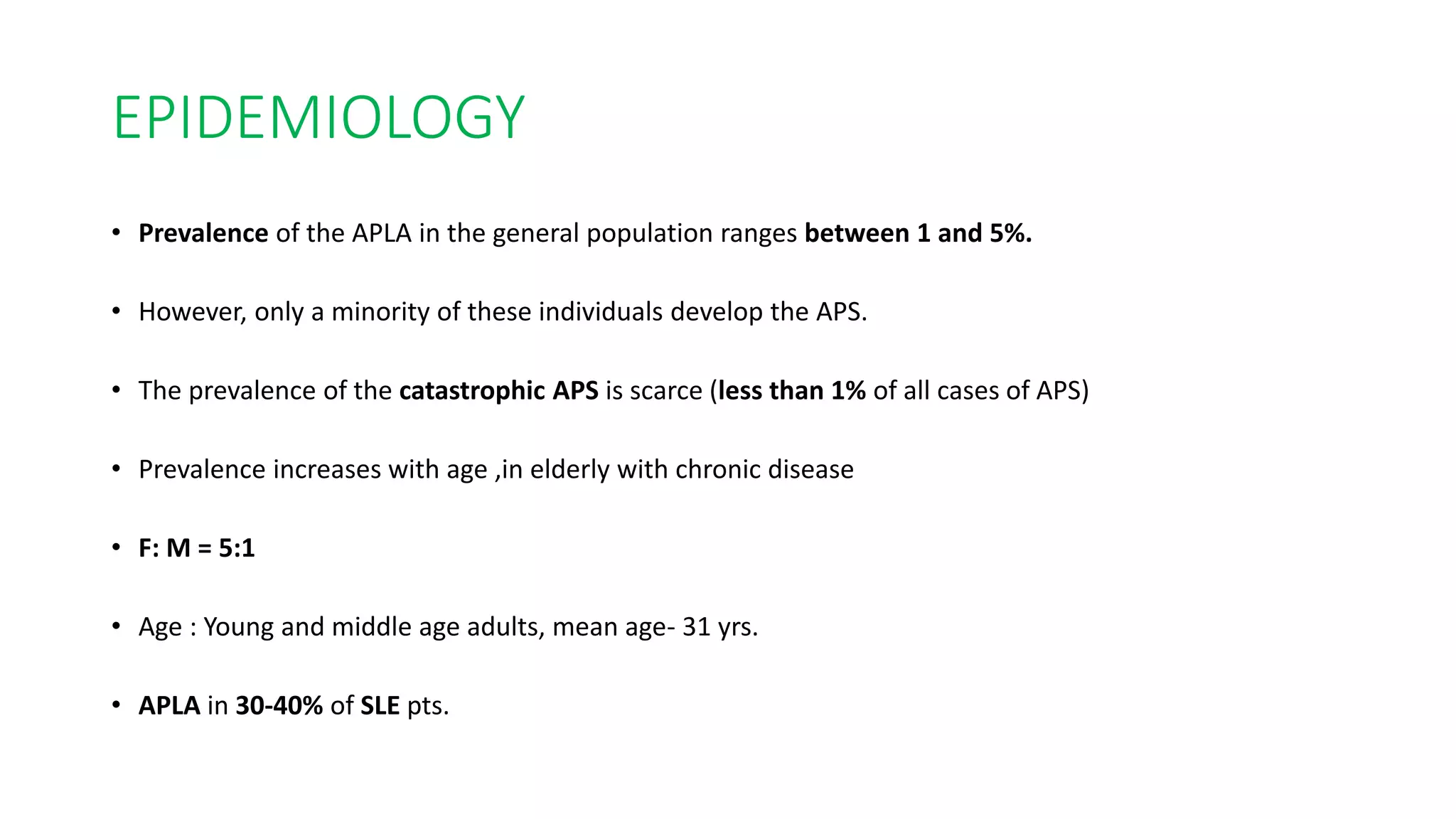 Antiphospholipid antibody syndrome | PPTX