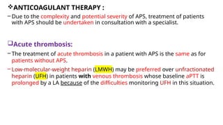 Antiphospholipid antibody syndrome by ESAM.pptx