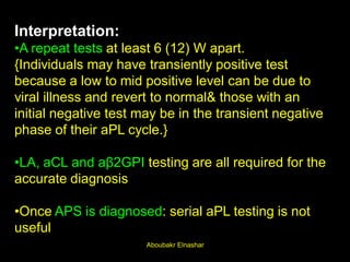 Antiphospholipid syndrome | PDF