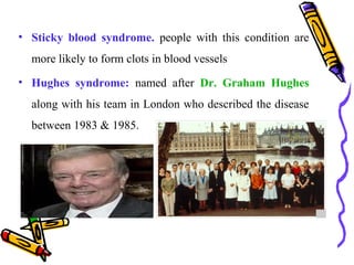 Antiphospholipid Syndrome | PPT