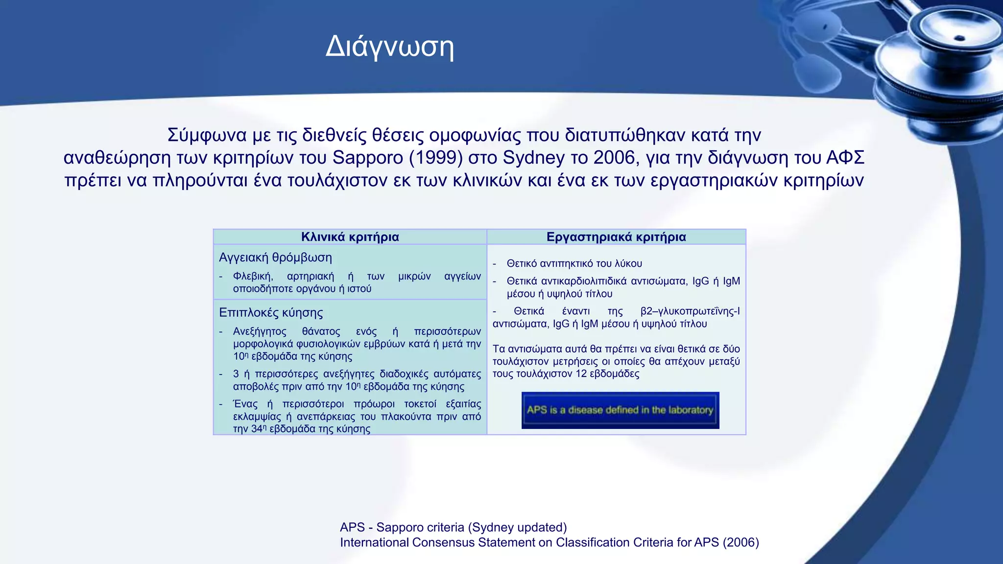 Antiphospholipid syndrome | PPTX