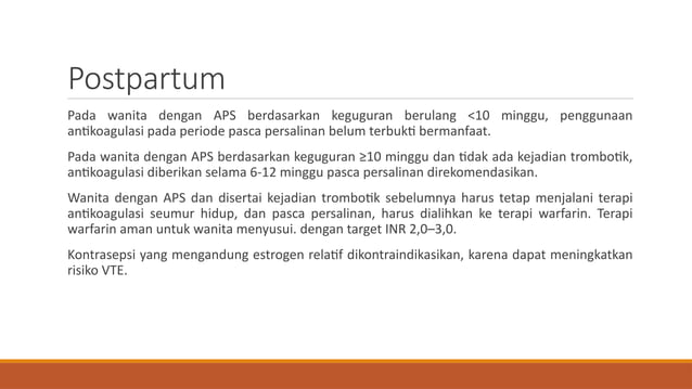 Antiphospholipid Syndrome (APS) main character | PPT