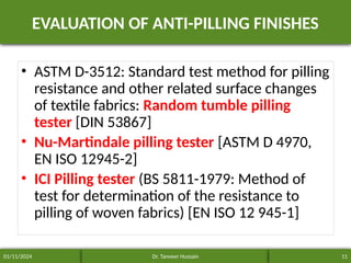 An Introduction to anti-pilling textiles | PPT