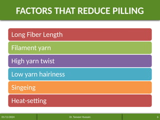 An Introduction to anti-pilling textiles | PPT