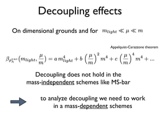 Oleg Antipin "Revisiting the decoupling effects in the running of the ...