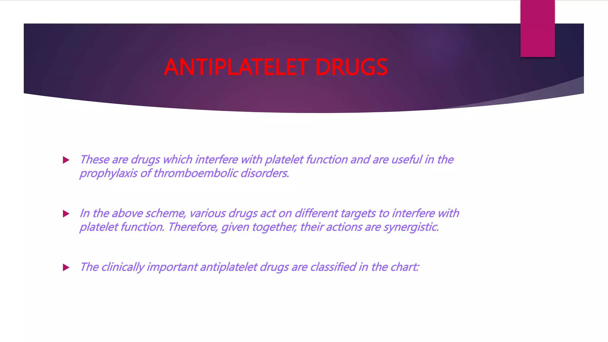Antiplatelet agent.pptx