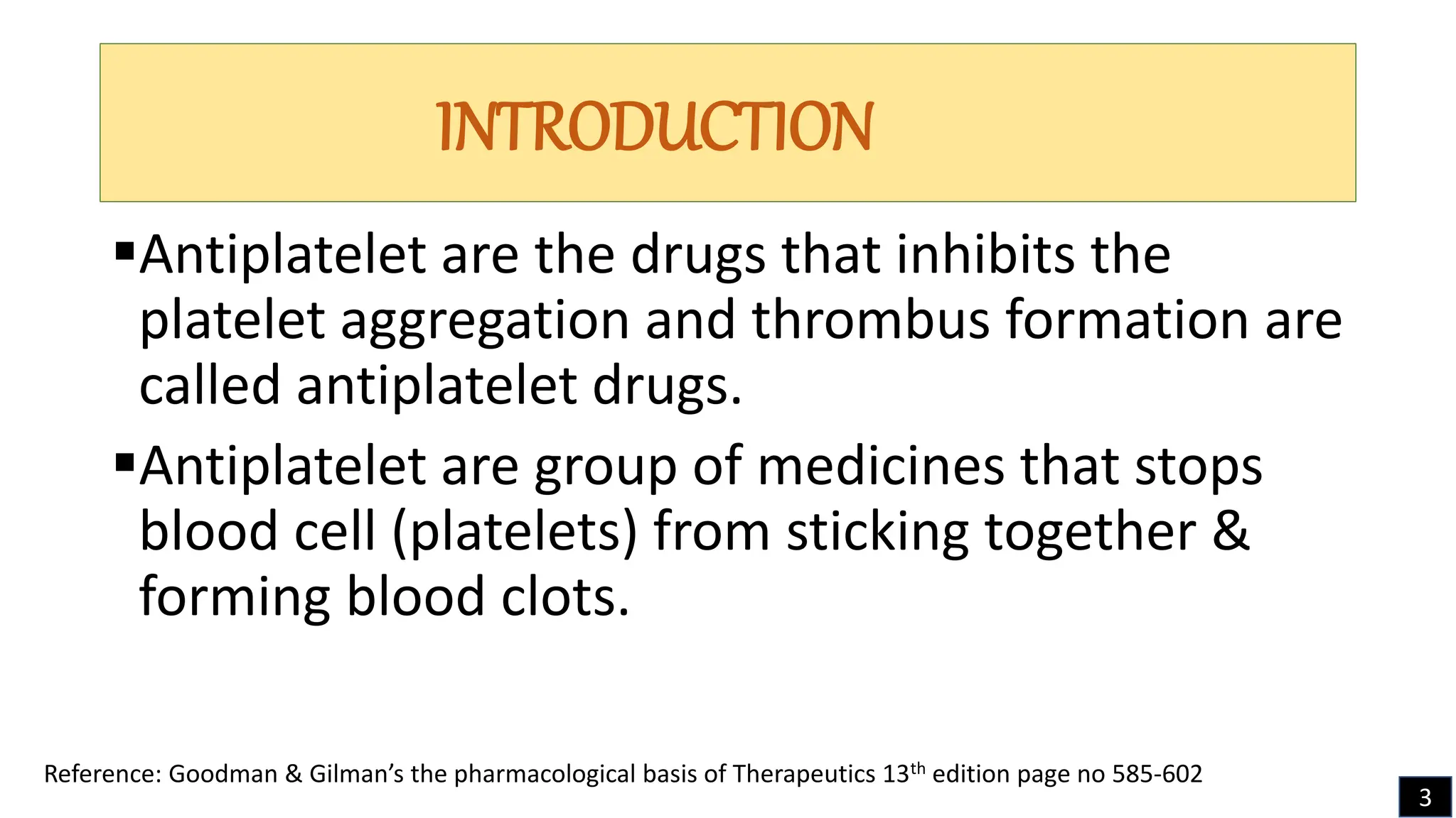 ANTIPLATELET agent omkar kumar kuwar.pptx isf college of pharmacy | PPTX