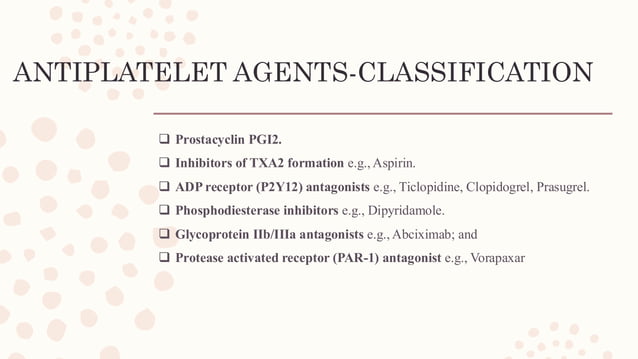 Pharmacology of the antiplatelet agents.pdf