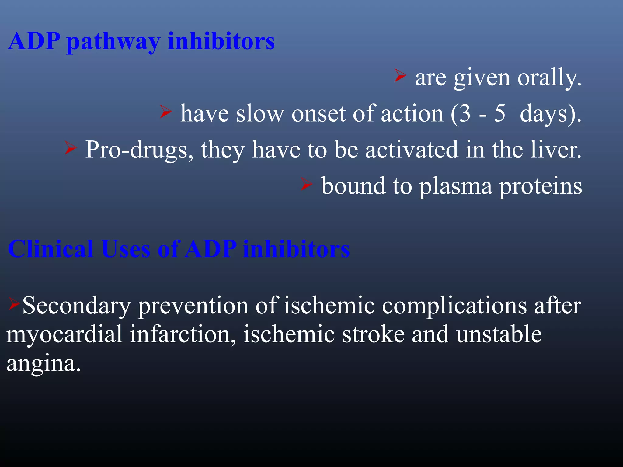 Antiplatelet agents 250419 | PPT