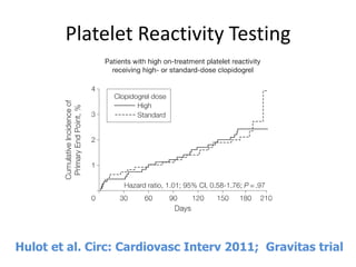 Antiplatelet agents in acute coronary syndrome | PPTX