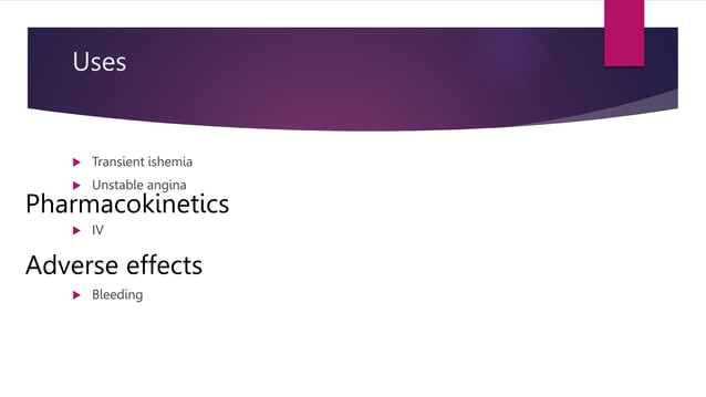 anti platelet aggregation drugs. pptx | PPT