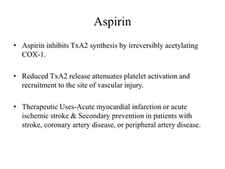 Antiplatelet drugs | PPT
