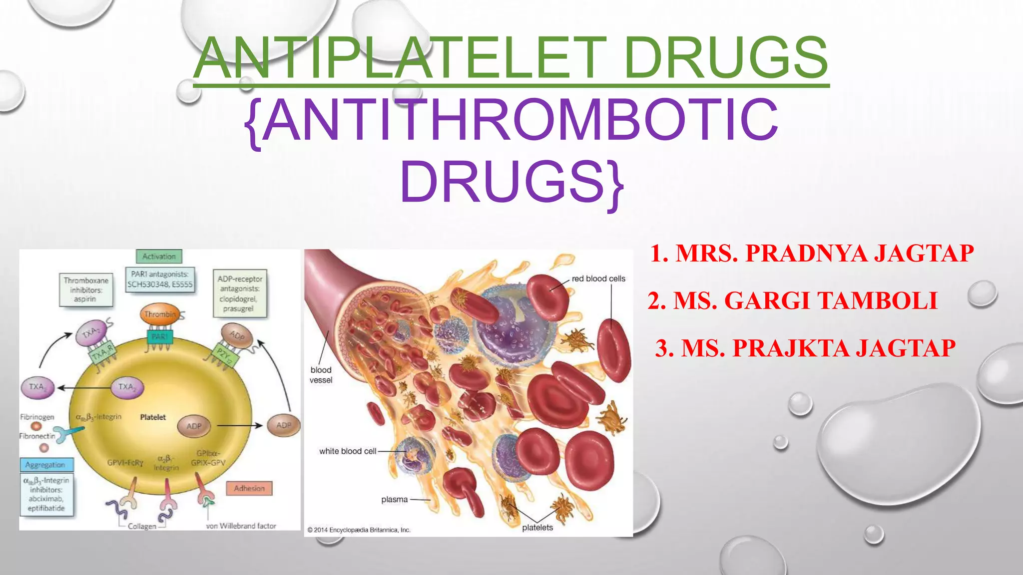 Antiplatelet drugs | PPTX