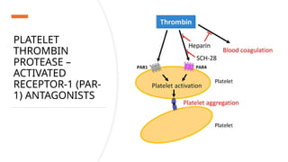 antiplatelet drugs by- Dr. Tasneem Attarwala | PPTX