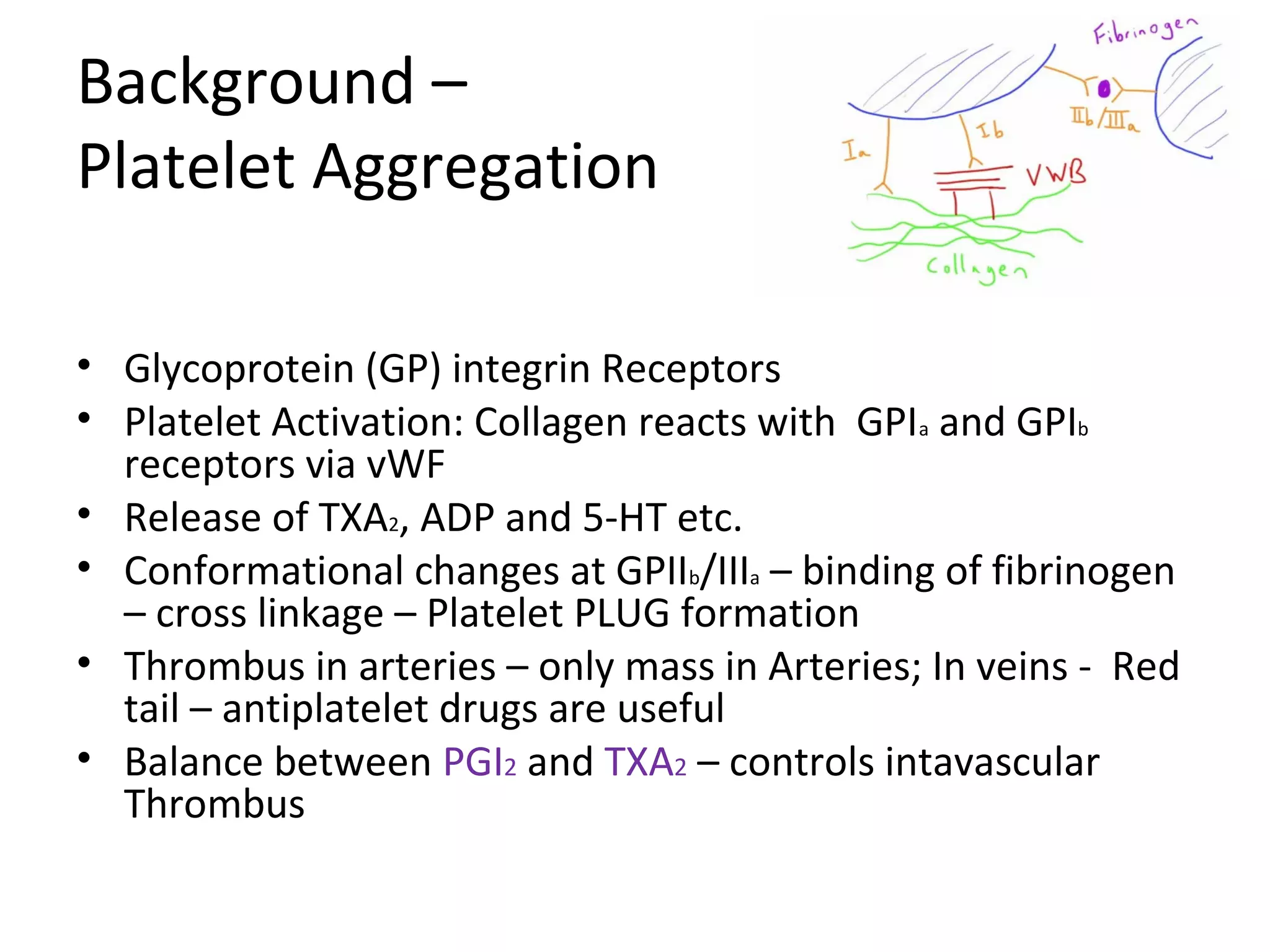 Antiplatelet drugs (antithrombotics) | PPT