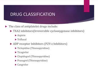Anti platelets | PPTX
