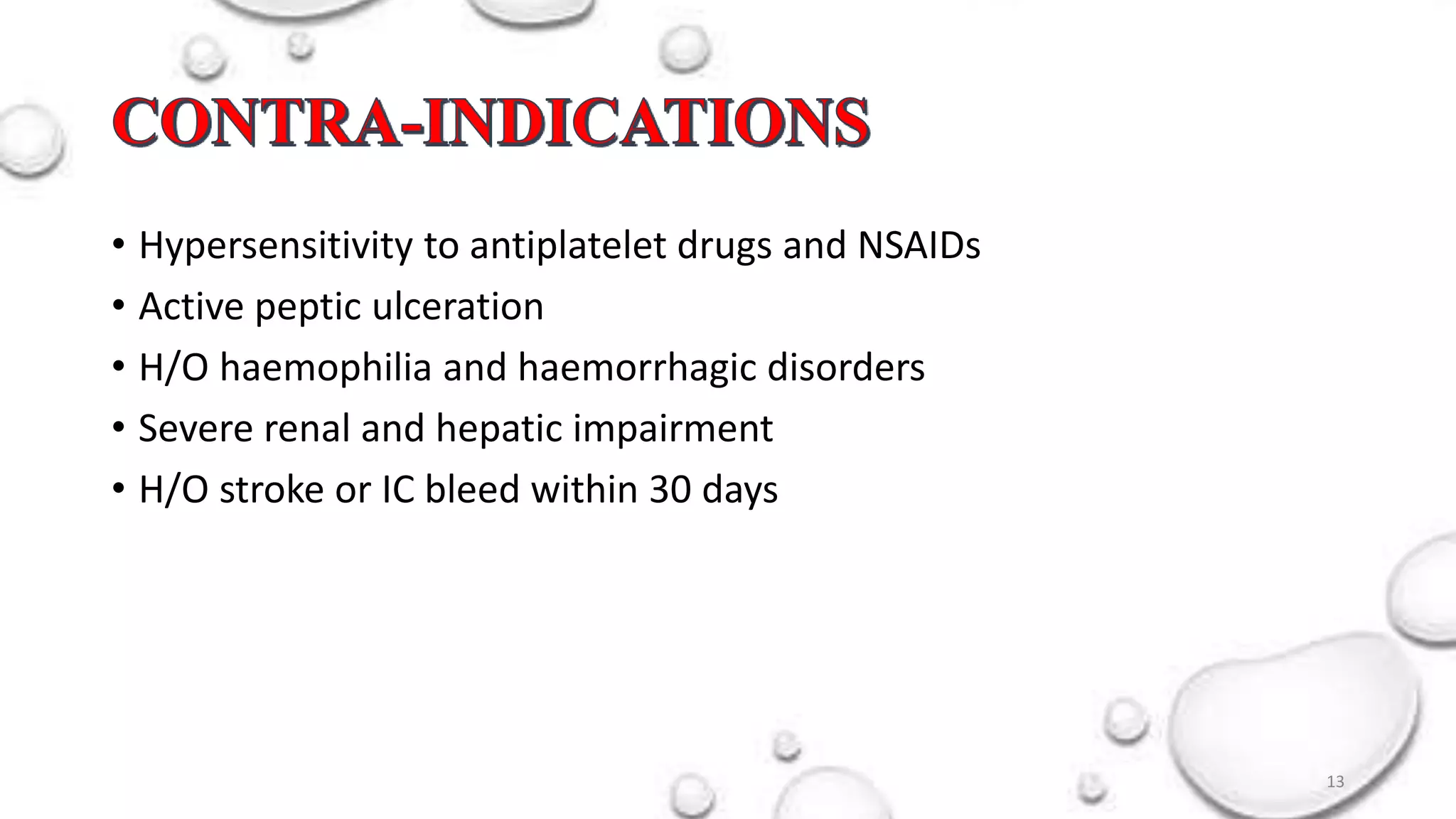Antiplatelets | PPTX