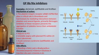 Antiplatelets and anticoagulants medicine | PPT